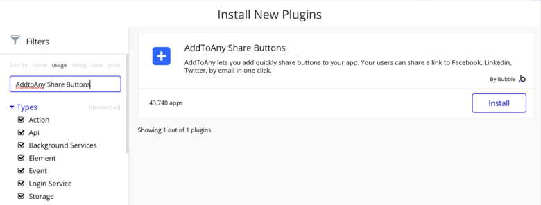 【Bubble】AddtoAny Share Buttonsの使い方を徹底解説｜YesNoCode
